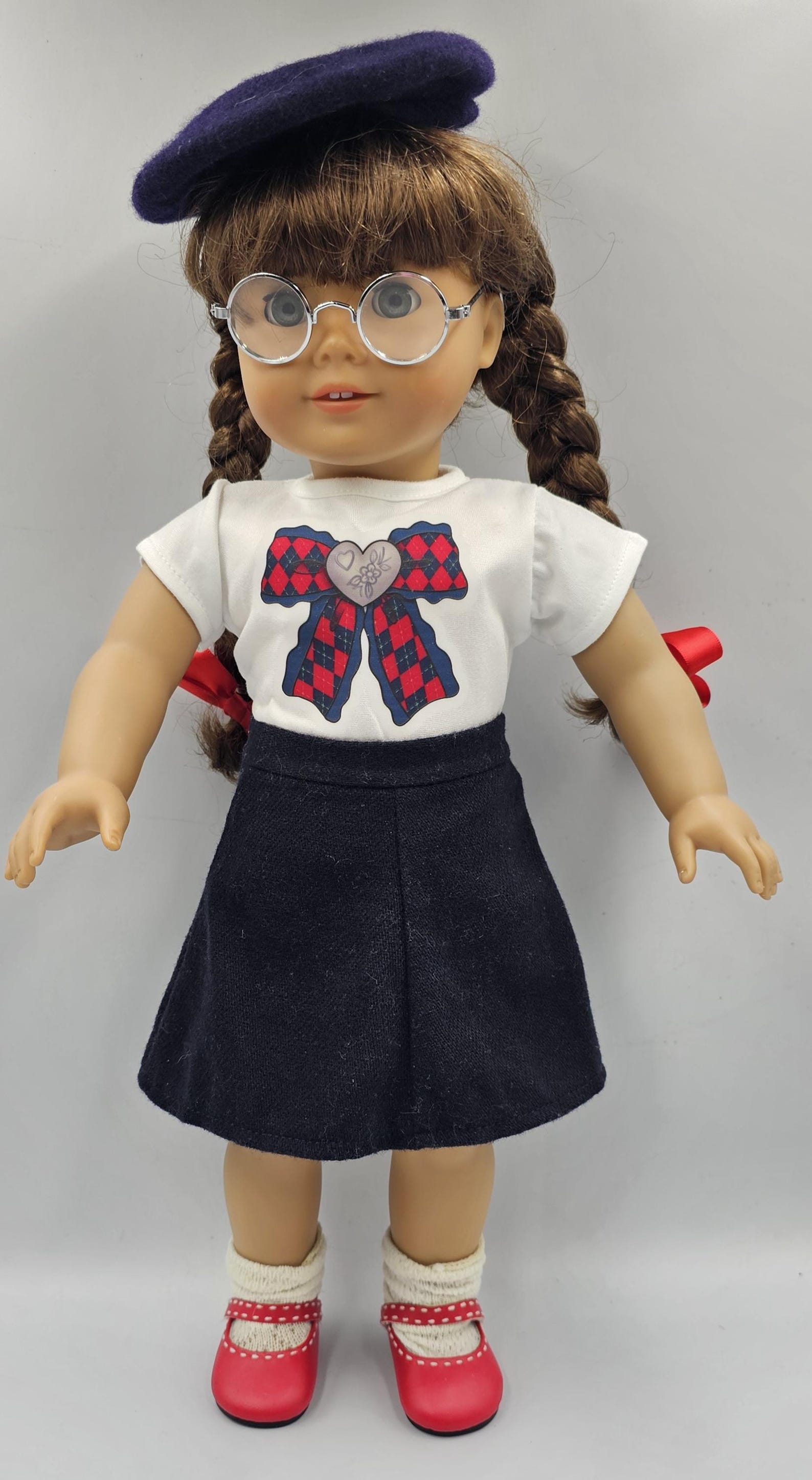 Classic Historical Meet Bow Design Shirts for 18-inch Dolls - American ...
