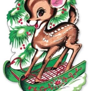 Beistle Christmas Reindeer Cutouts Die Cuts 2 Sizes 3 Styles! Original ...