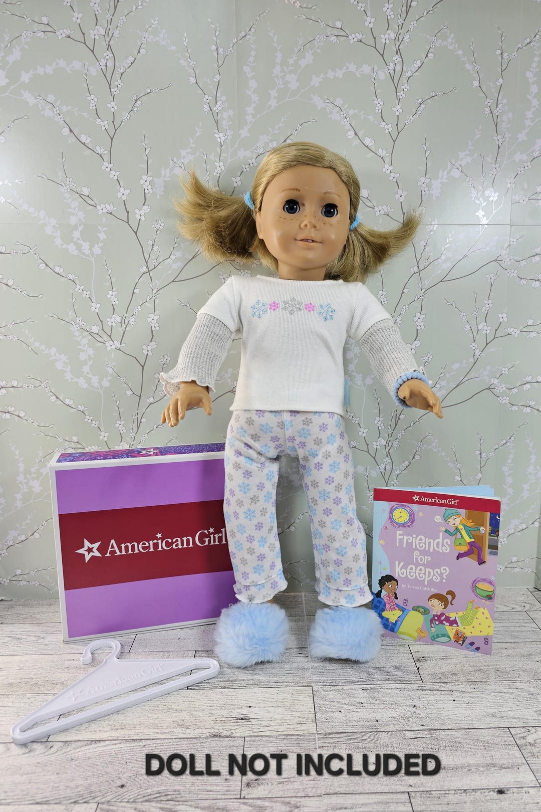 American Girl Doll - Snuggly Snow Pj's Set - Original Box - Just Like ...