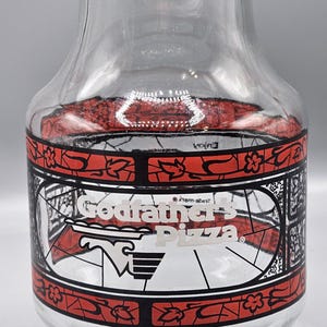 Coca Cola Stained Glass Style Carafe Jug Style Pitcher God Fathers ...