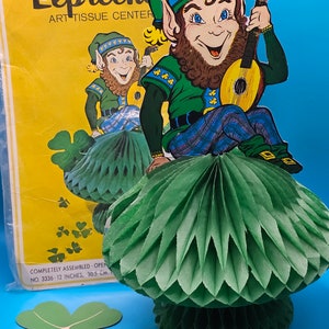 Beistle Vintage Leprechaun Saint Patrick's Day Decoration Original ...