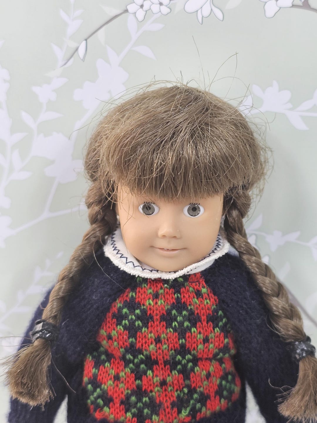 Vintage Pleasant Company Molly Mcintire Mini 6" Doll - Fixed Glass Eyes ...