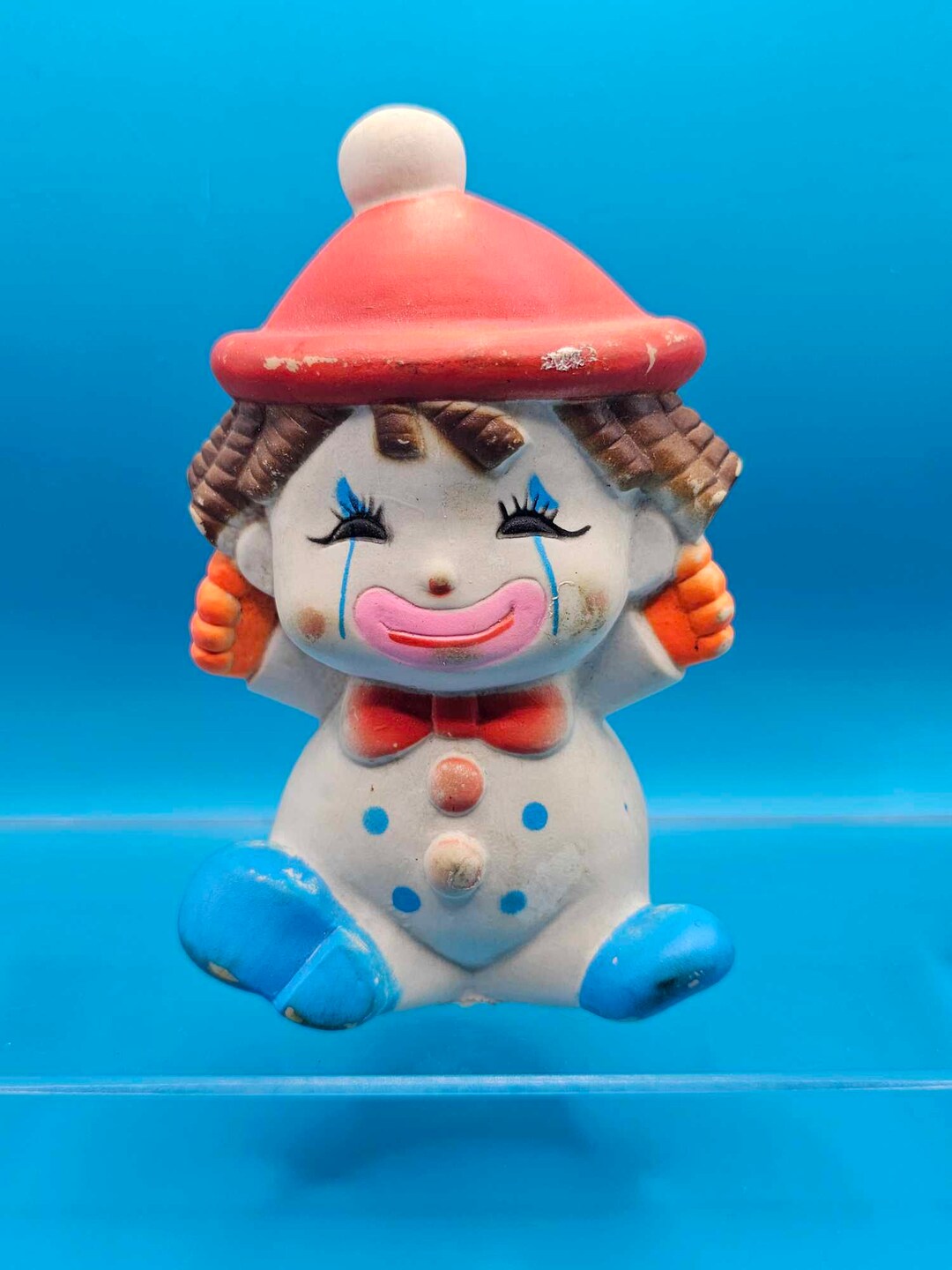 Clown Squeeky Toy 1974 the First Years Squeeks Well! Very Cute! - Etsy