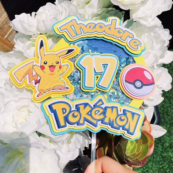 Pikachu Cake Topper - Etsy