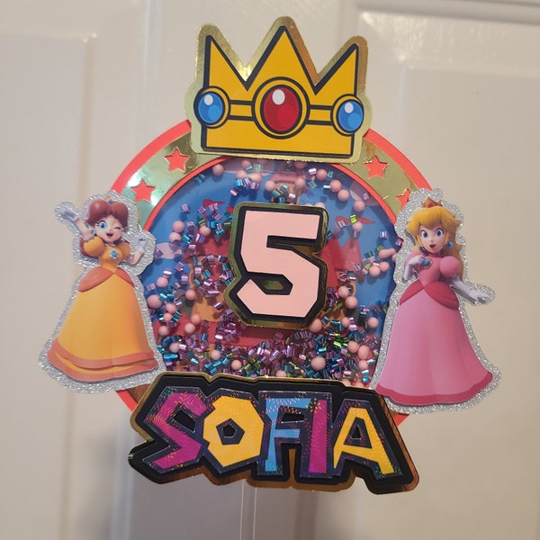 Princess Daisy Cake Topper - Etsy