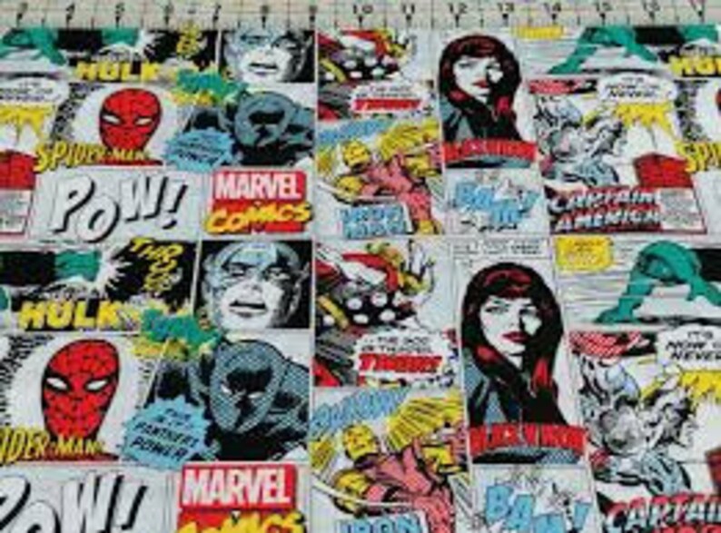 Marvel Heroes Comic Strip - Etsy