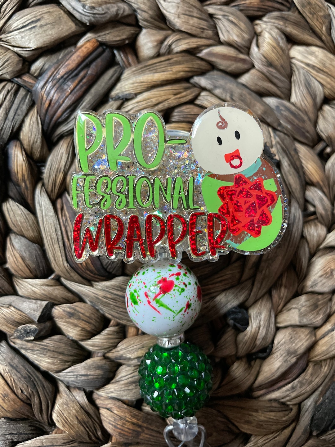 Professional Wrapper Badge Reel: Holiday NICU Nurse Gift - Etsy