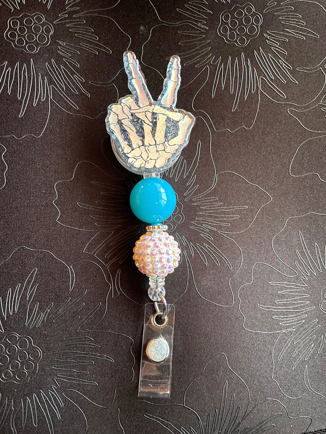 Skeleton Hand Badge Reel, Halloween Nurse Teacher Badge Reel, Radiology ...