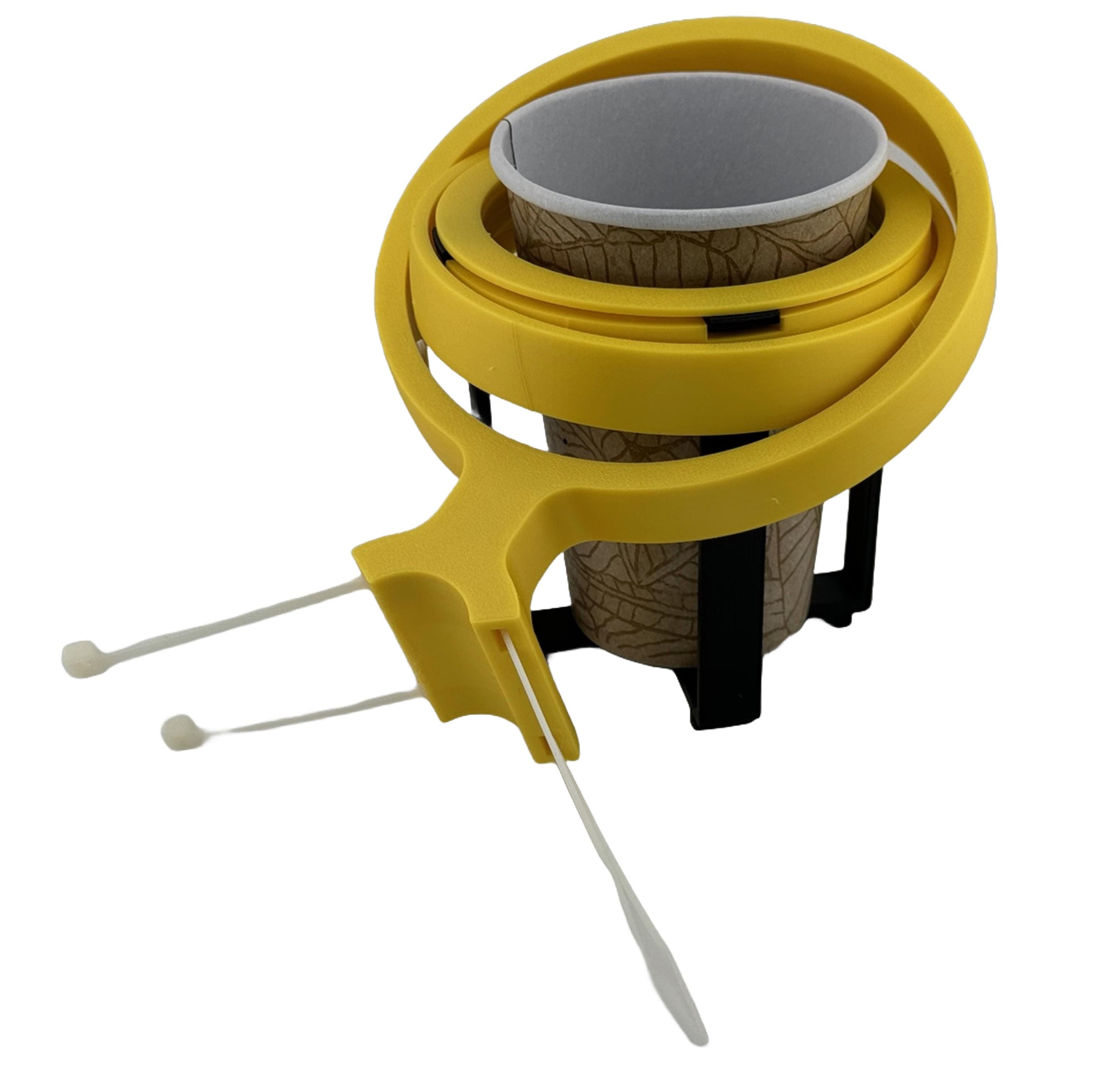 Gyroscope Cup Holder by Intulon | Hand-held, Zip-tie Mount and 1/4 Inch ...