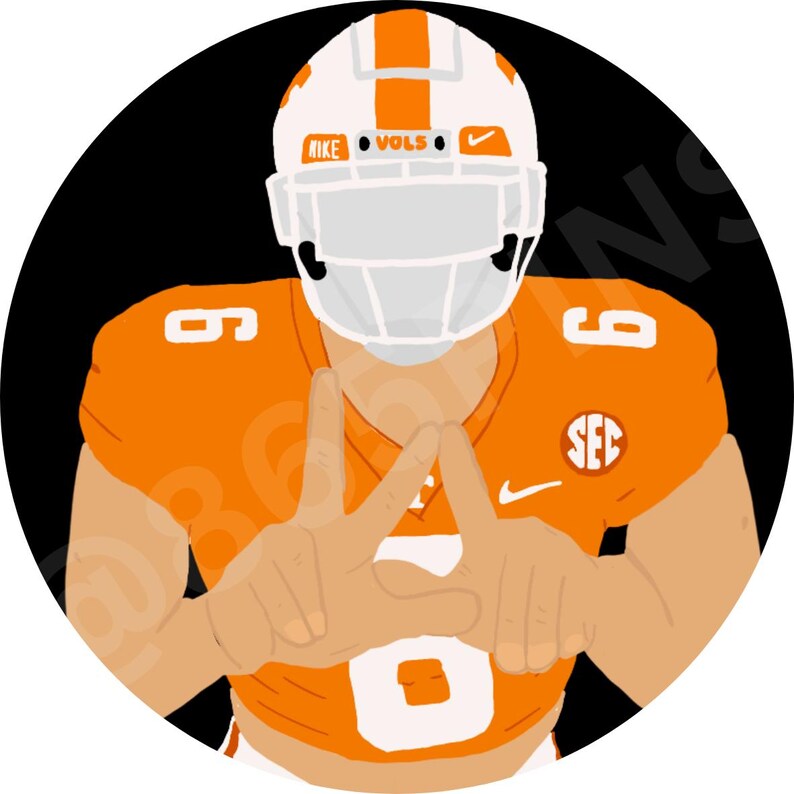Tennessee Football Sorority Pin - Etsy