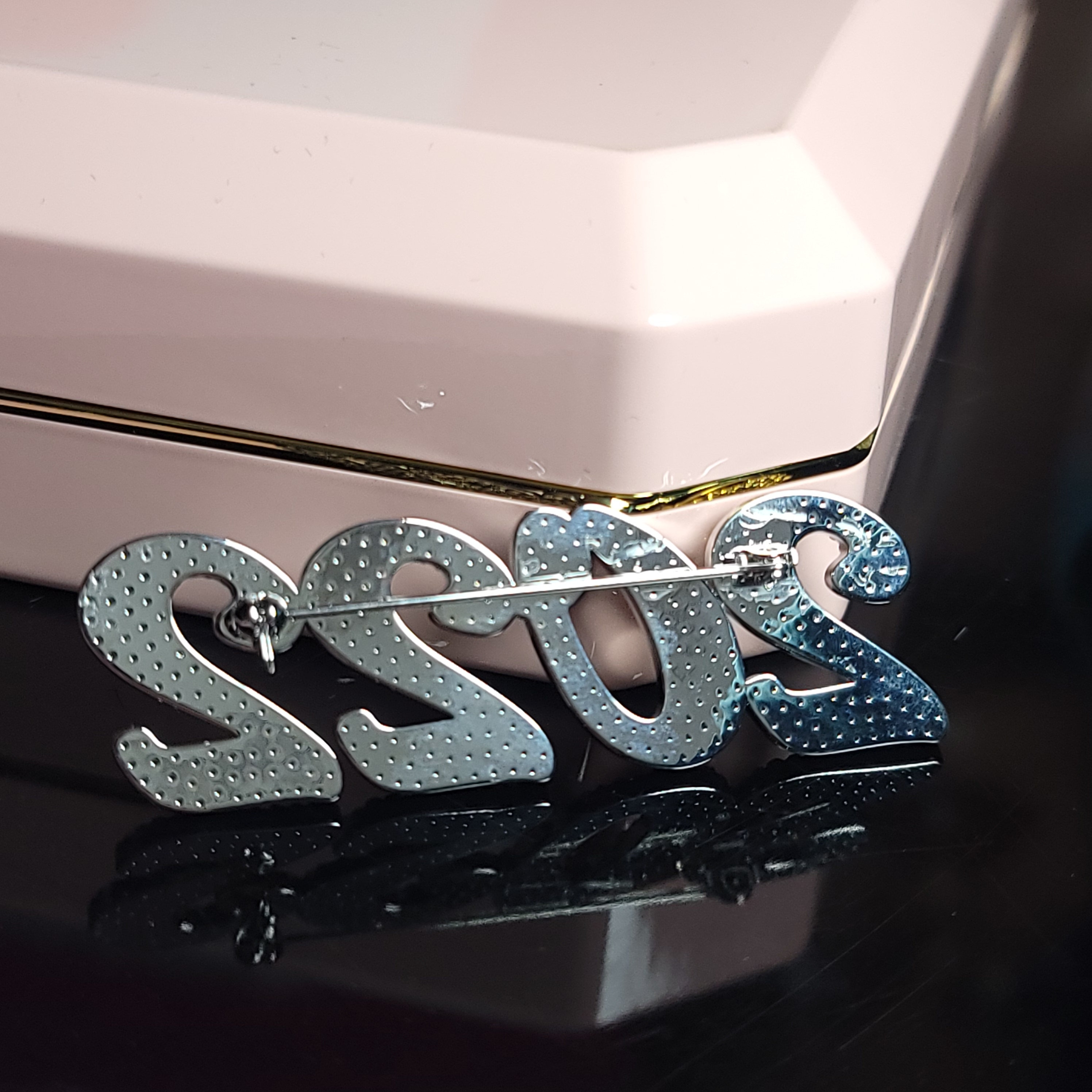 Customized Numbers Years Date Time Brooch Pins as Birthday - Etsy