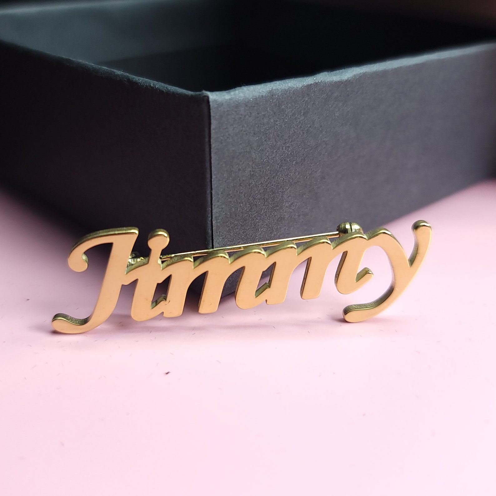 Personalized Monogram Name Brooch/letters Initial Brooches/custom Name ...