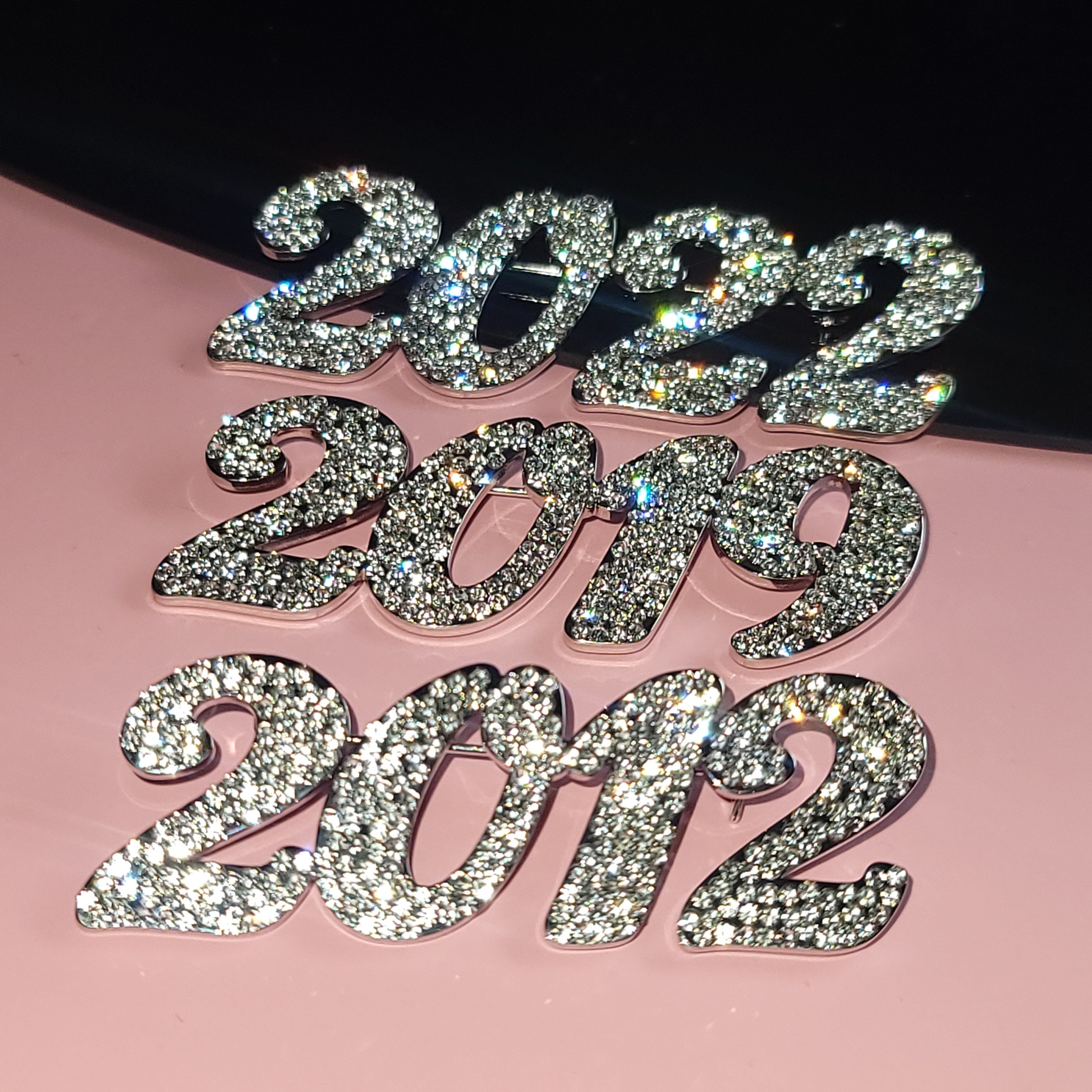 Customized Numbers Years Date Time Brooch Pins as Birthday - Etsy