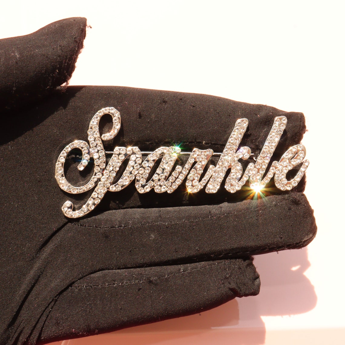 Custom Crystal Name Brooches Pinspersonalized Name Brooch - Etsy