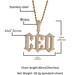 Icy Name Necklace With Cuban Link Chainpersonalized Letters - Etsy