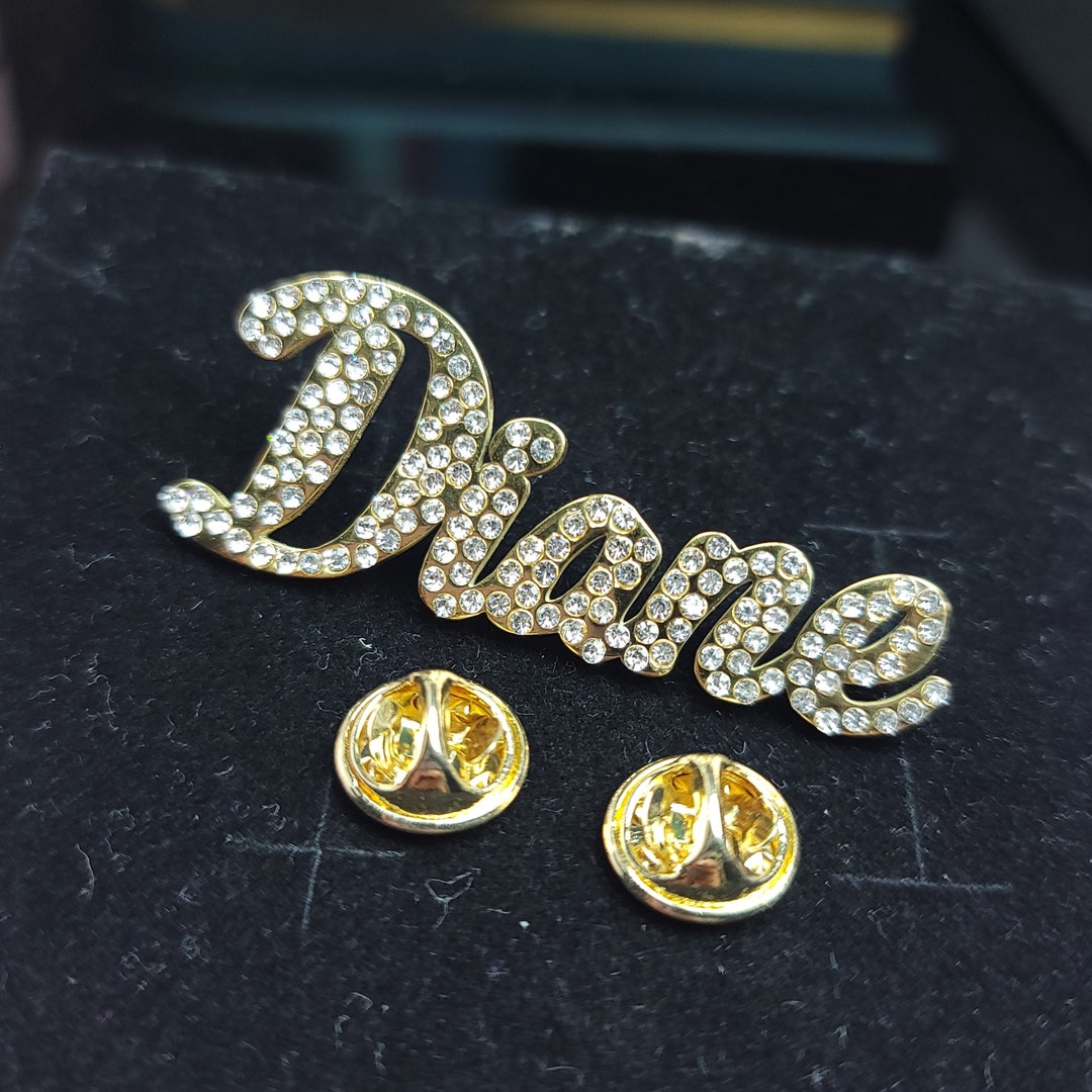 Stainless Steel Pinback Buttons Custom Name Lapel Pincustom - Etsy