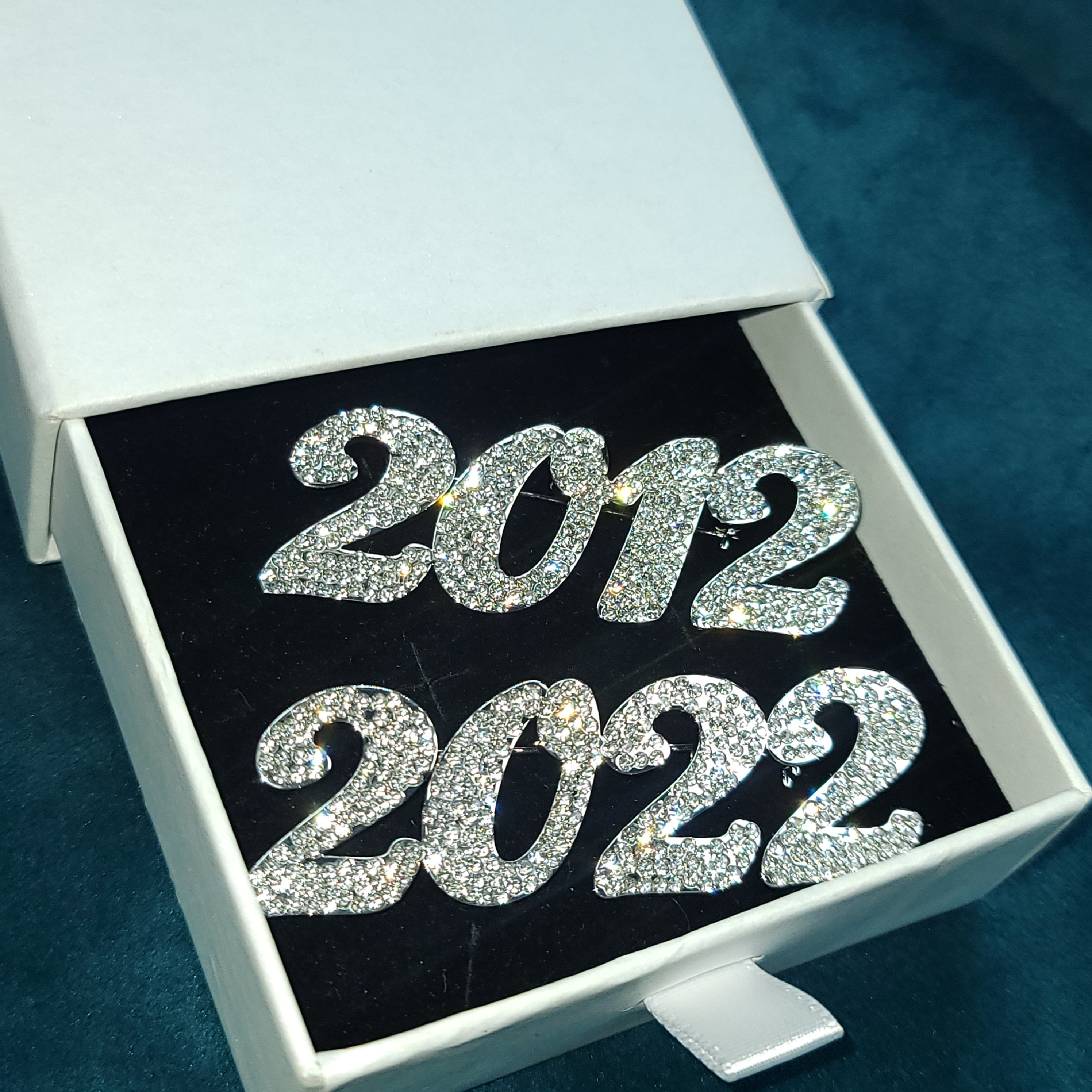 Customized Numbers Years Date Time Brooch Pins as Birthday - Etsy