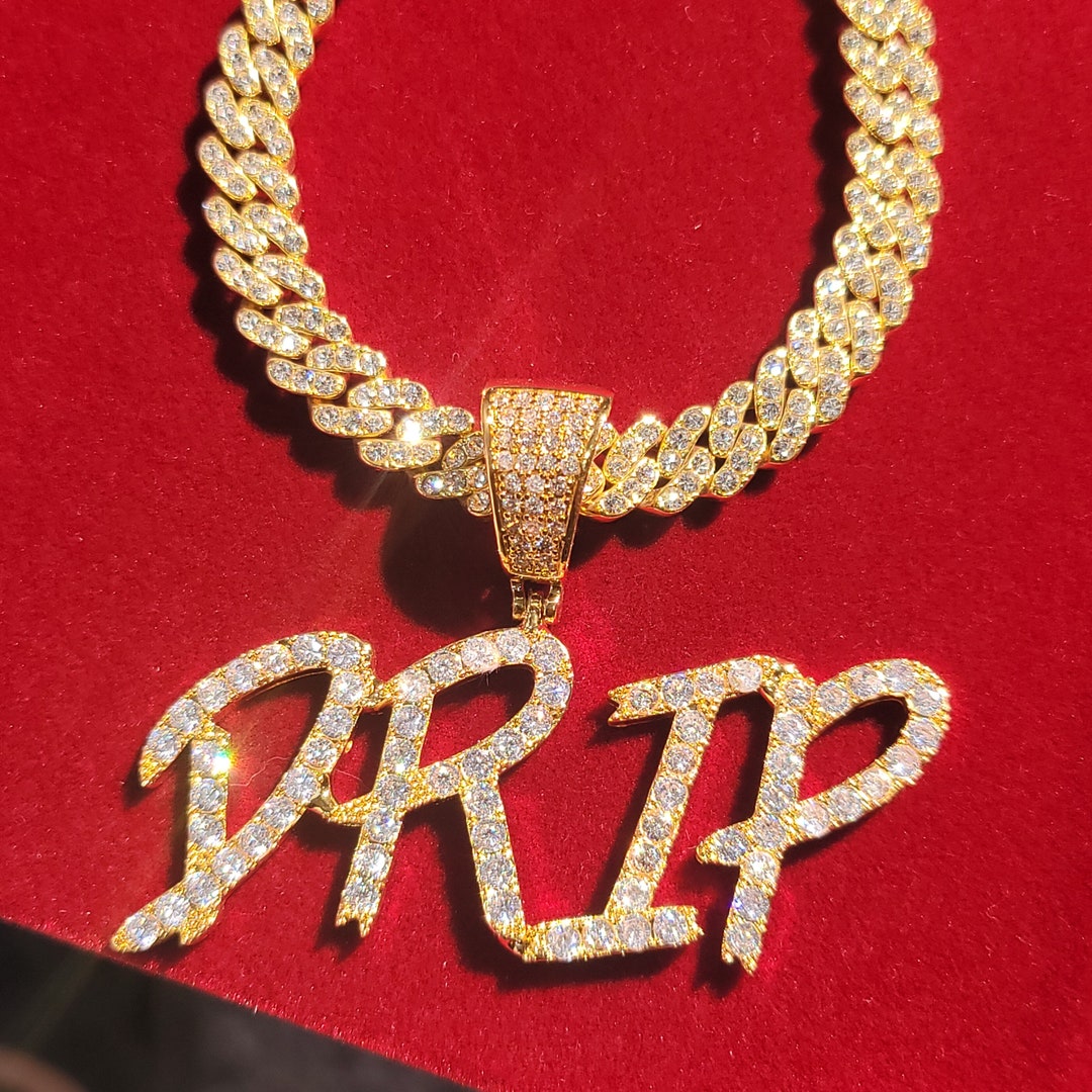 Custom Name Plate Necklace With Cuban Link Chain,personalized Name ...