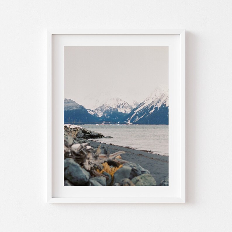 Seward Alaska Mountain Ocean Seaside Print | Digital Download + Fine ...