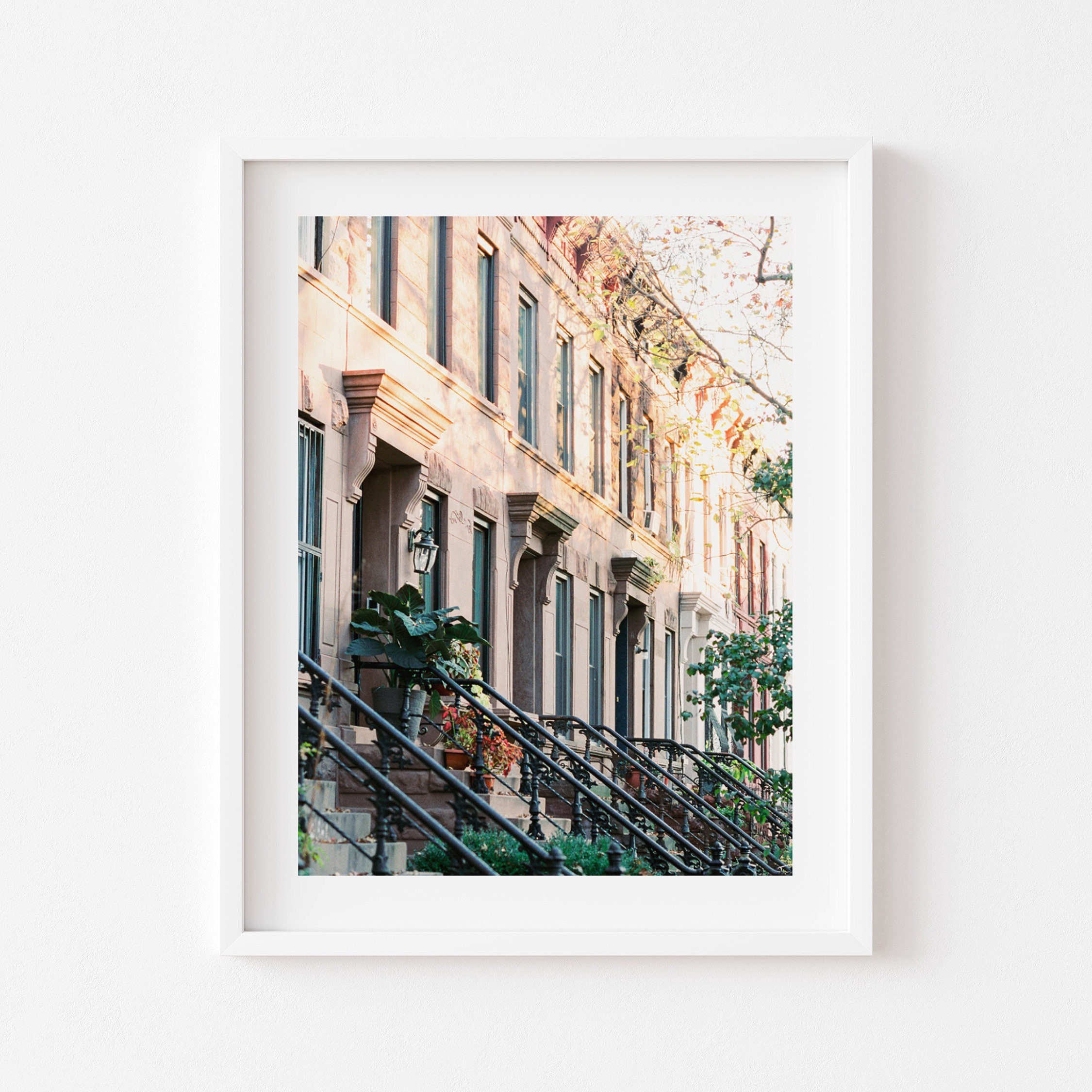 Brooklyn Brownstone Print NYC Digital Download Fine Art - Etsy