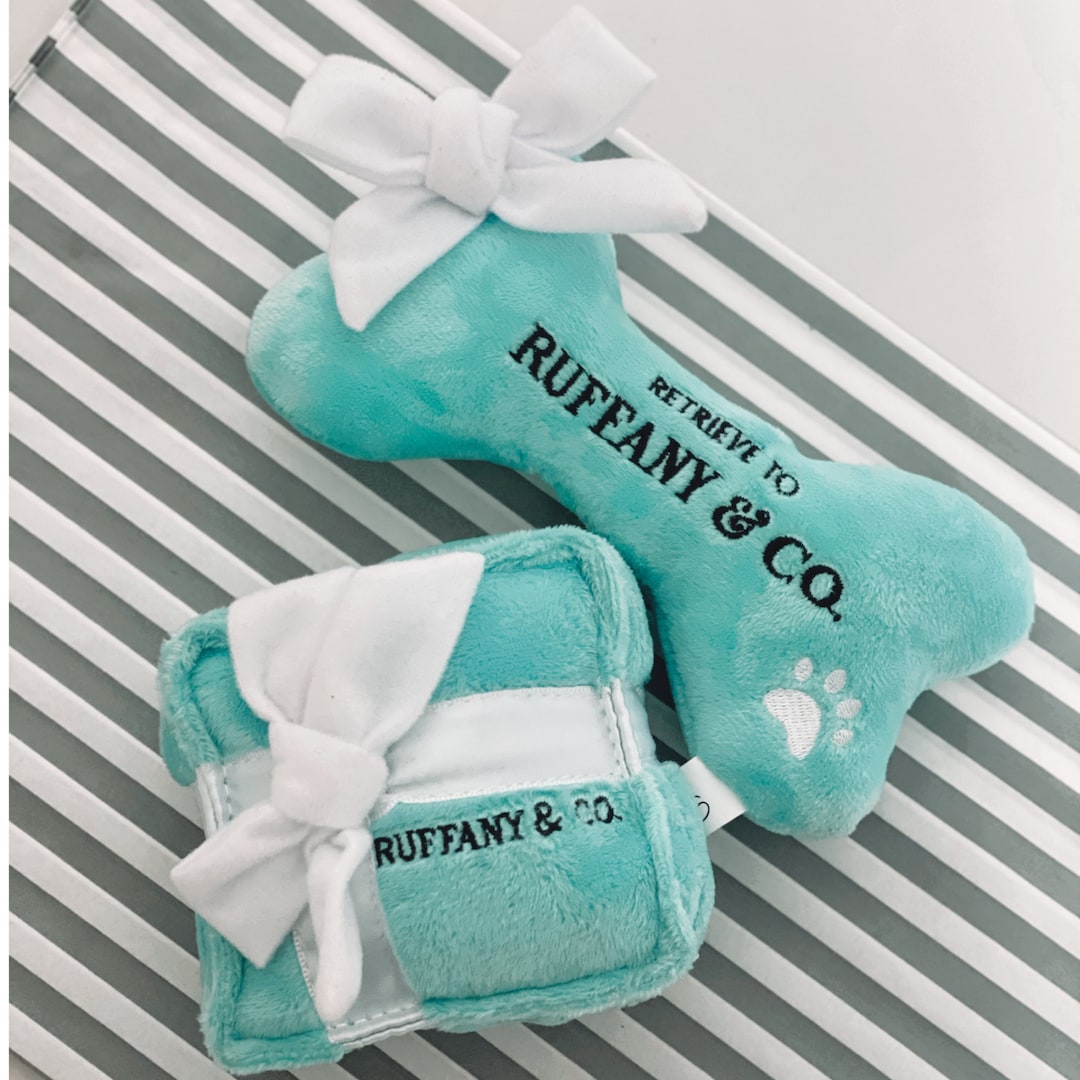 Dog Gifts - Luxury Plush Dog Toys - Ruffany & Co. Gift Box Toy and ...