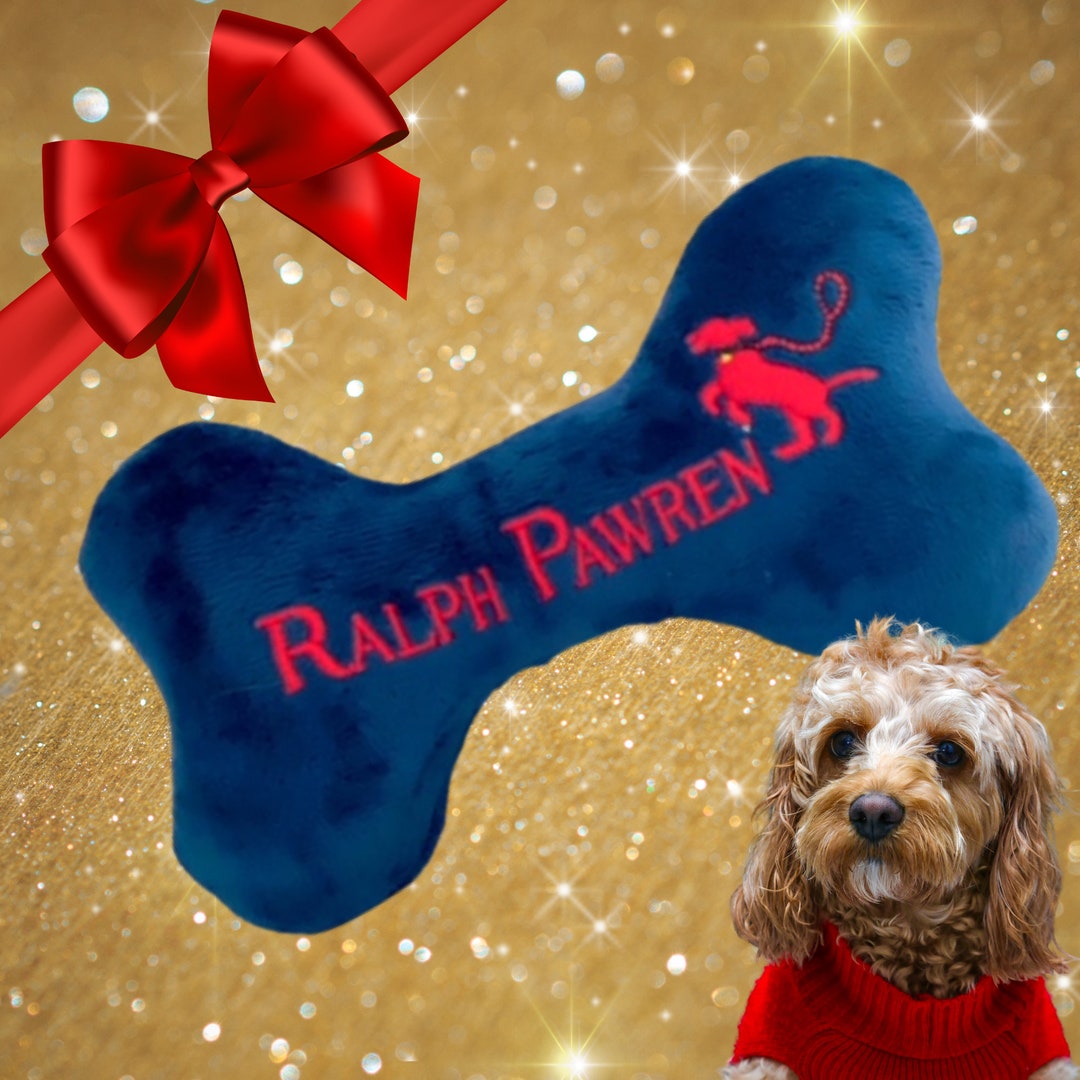 Dog Gift Designer Bone Dog Toy With Squeaker. Funny Dog Toy Luxury Toys ...