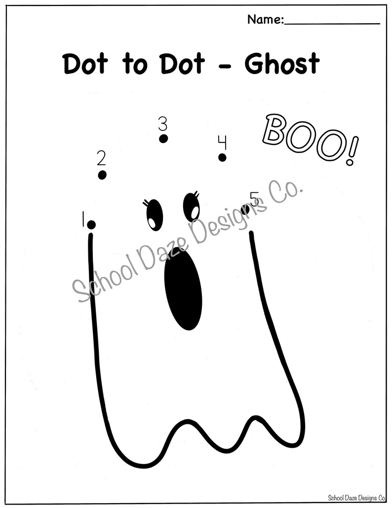 Halloween Packet - Etsy