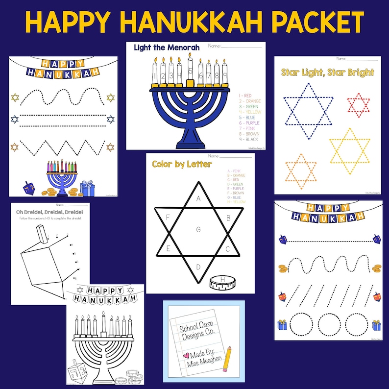 Hanukkah Packet - Etsy