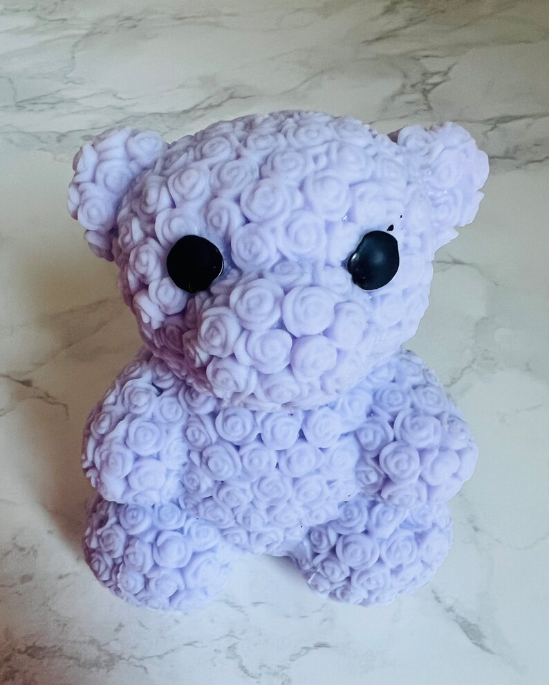 Light up Teddy Bear Squishy, Forever Rose - Etsy