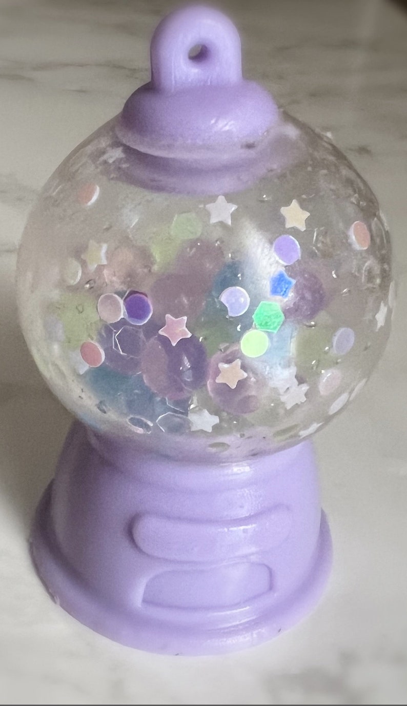 Mini Gum Ball Squishy, Candy Machine Aqua Gel Squishy - Etsy