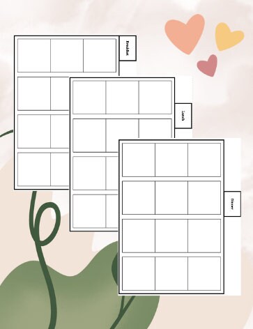 Communication Menu PECS for Verbal, Nonverbal, or Speech Delay, Picky ...