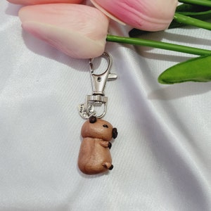 Capybara Keychain, Kawaii Phone Charm Animal, Kawaii Animal Keychain ...