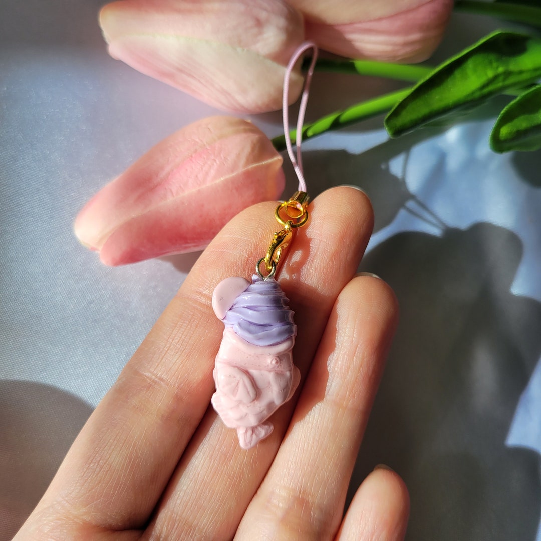 Taiyaki Phone Charm, Pastel Star Keychain, Purse Bag Charm, Japanese ...