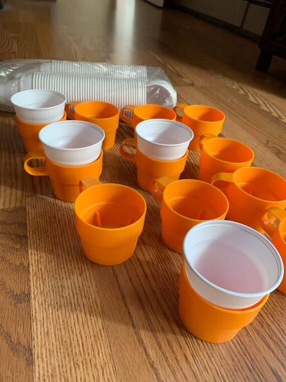 A Set of 12 Original Dixie Drinking Cups and Inserts 1969 | Etsy