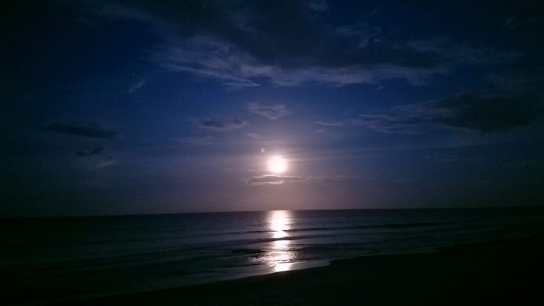 Moonglow on the Atlantic - Etsy