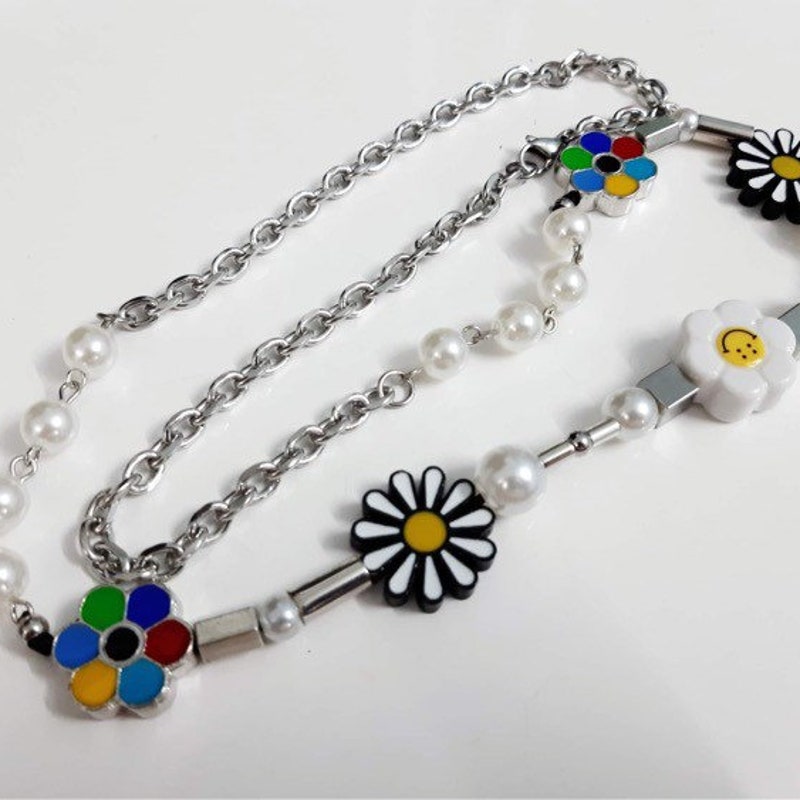 Rainbow Flower Smile - Etsy