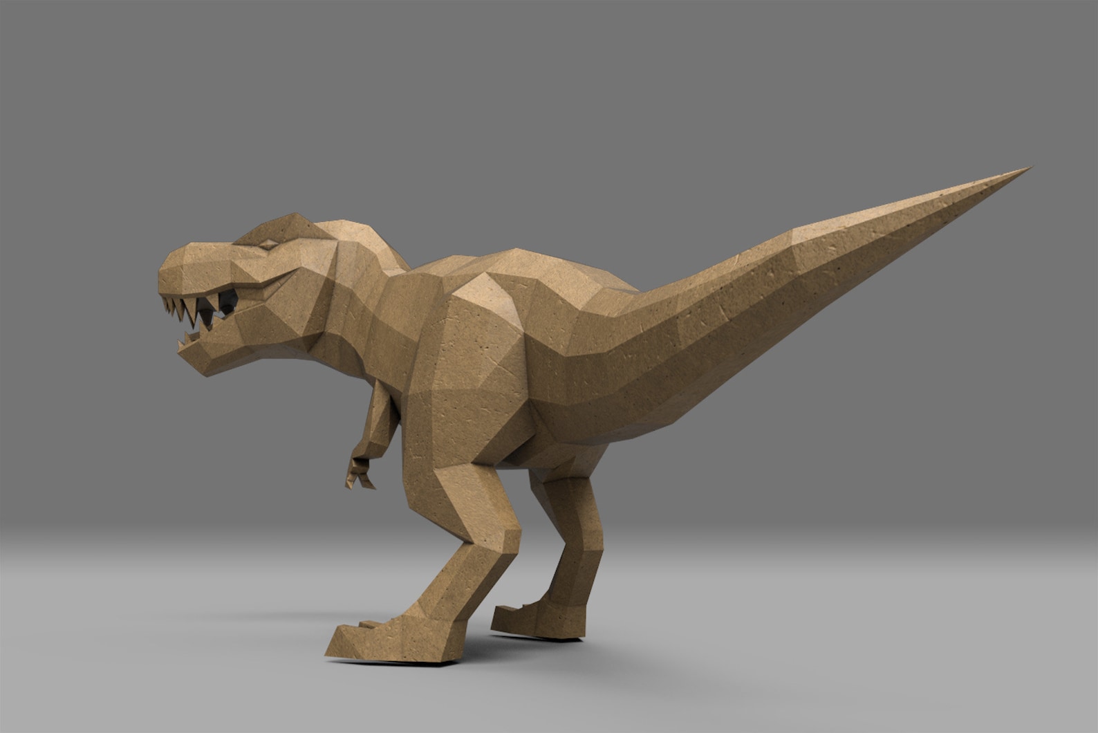 Tyrannosaurus Paper Model PDF Paper Model Dinosaur Model - Etsy