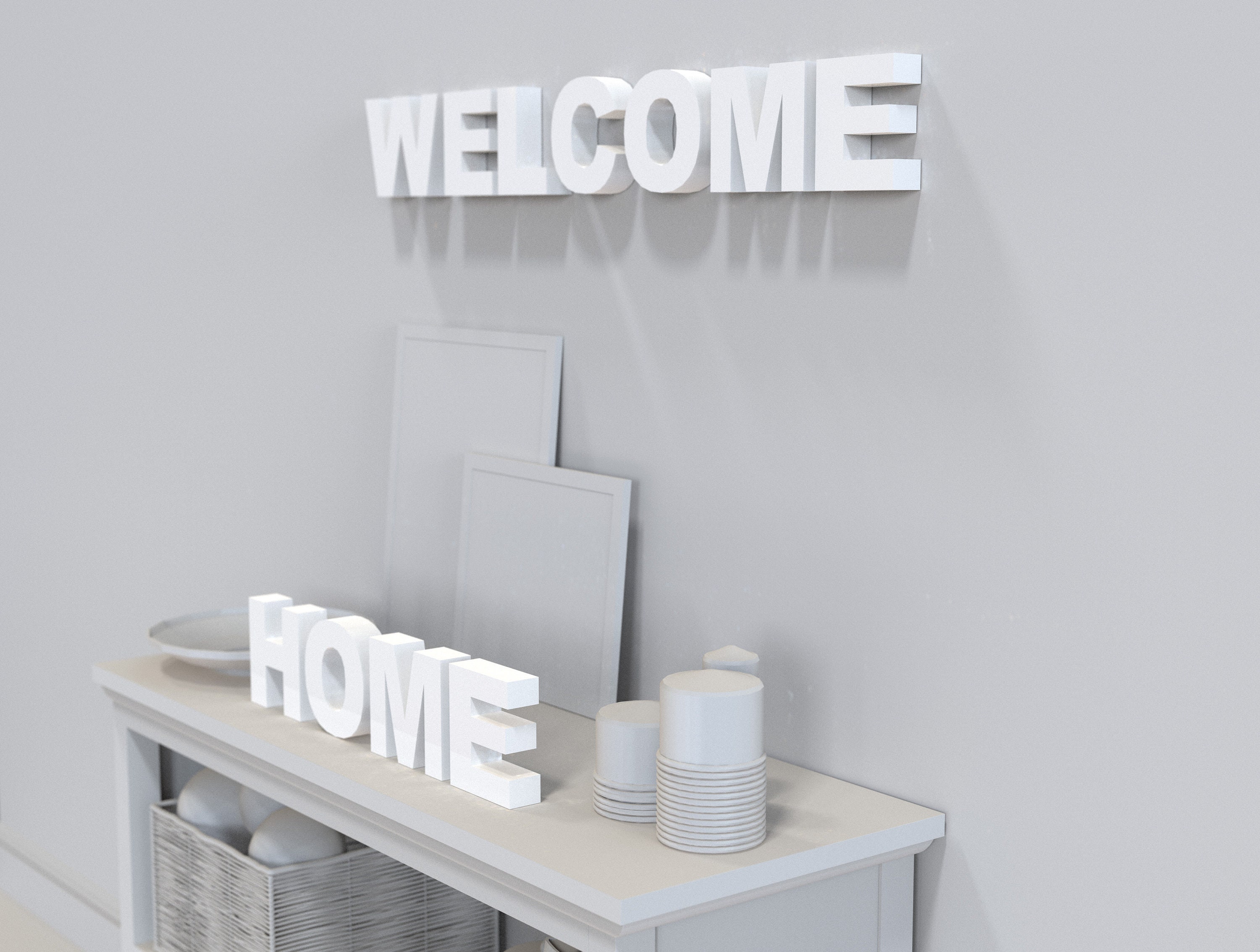 Printable 3D Letter DIY - Etsy