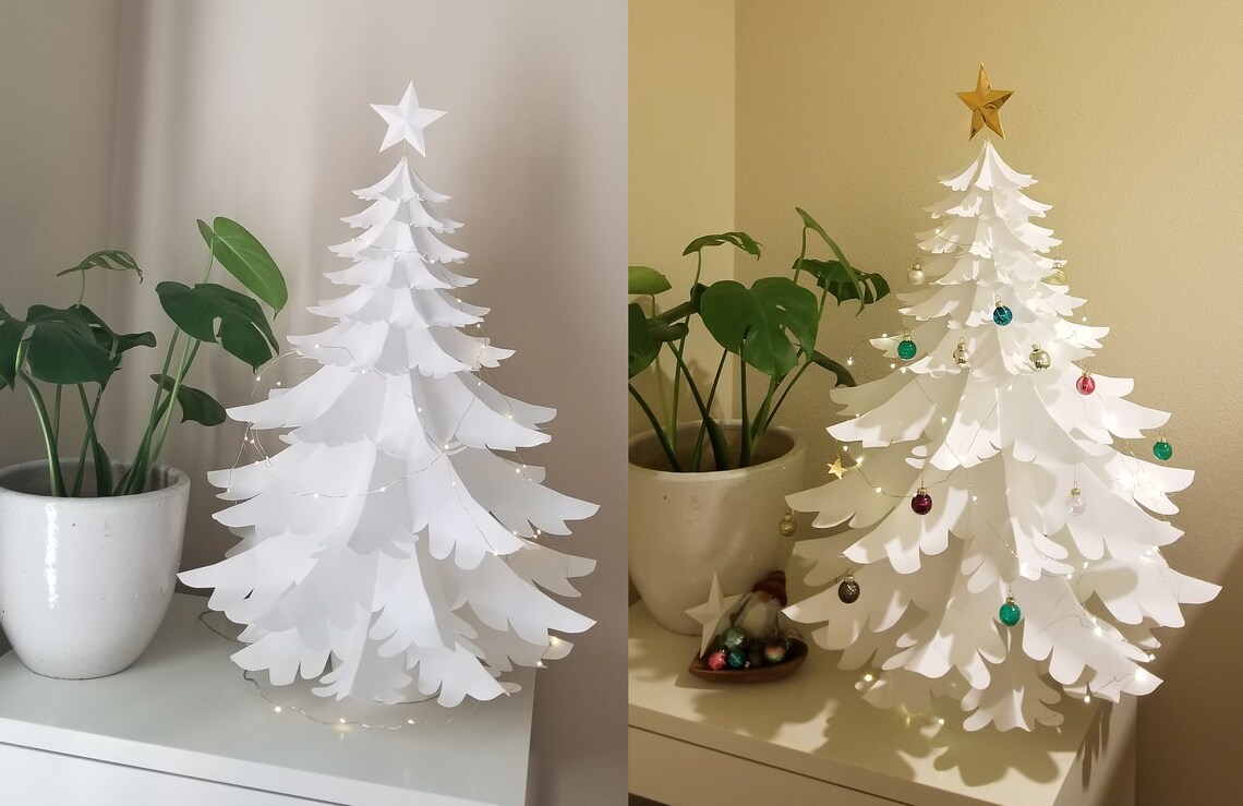 Christmas Tree Paper DIY - Etsy