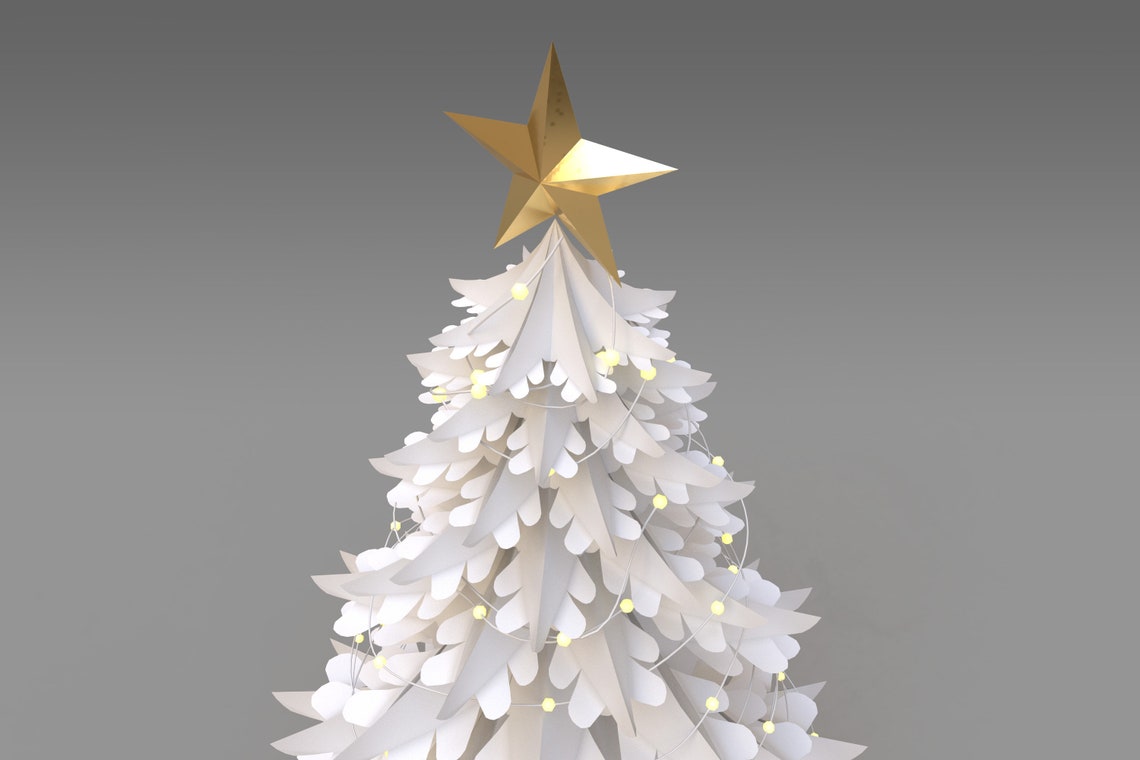Christmas Tree Paper DIY - Etsy