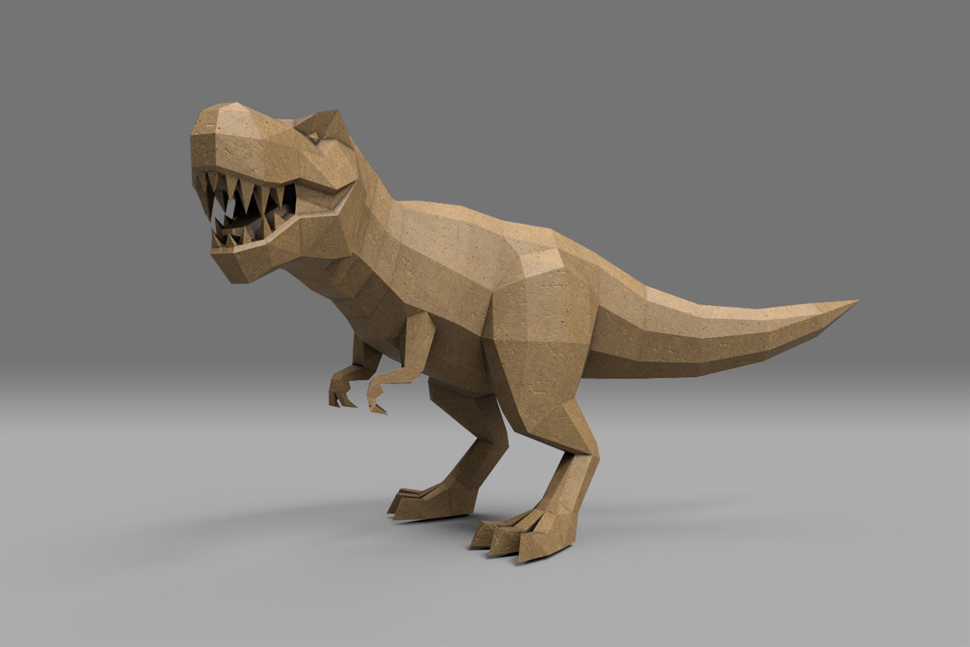 Tyrannosaurus Paper Model, PDF Paper Model, Dinosaur Model, SVG File ...