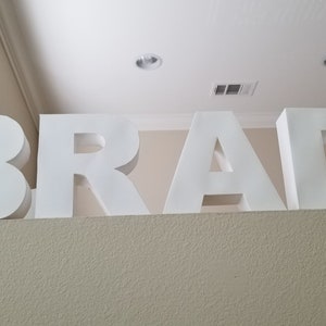 Printable 3D Letter DIY - Etsy