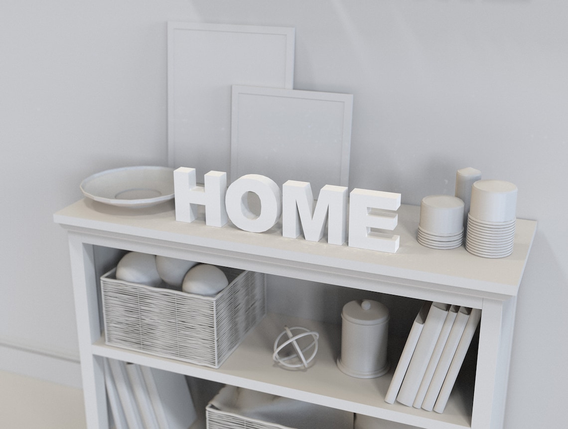 Printable 3D Letter DIY - Etsy