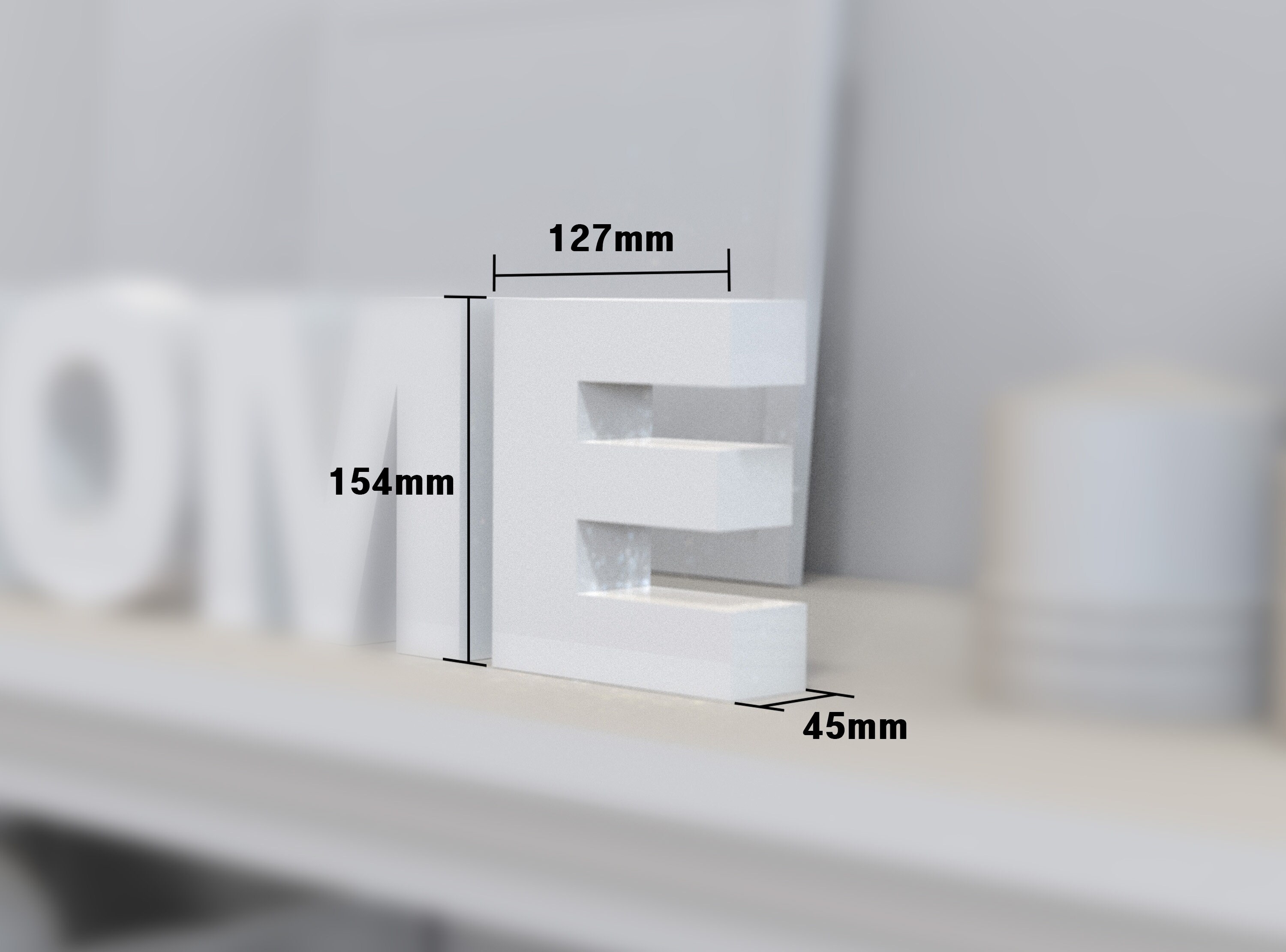 Printable 3D Letter DIY - Etsy