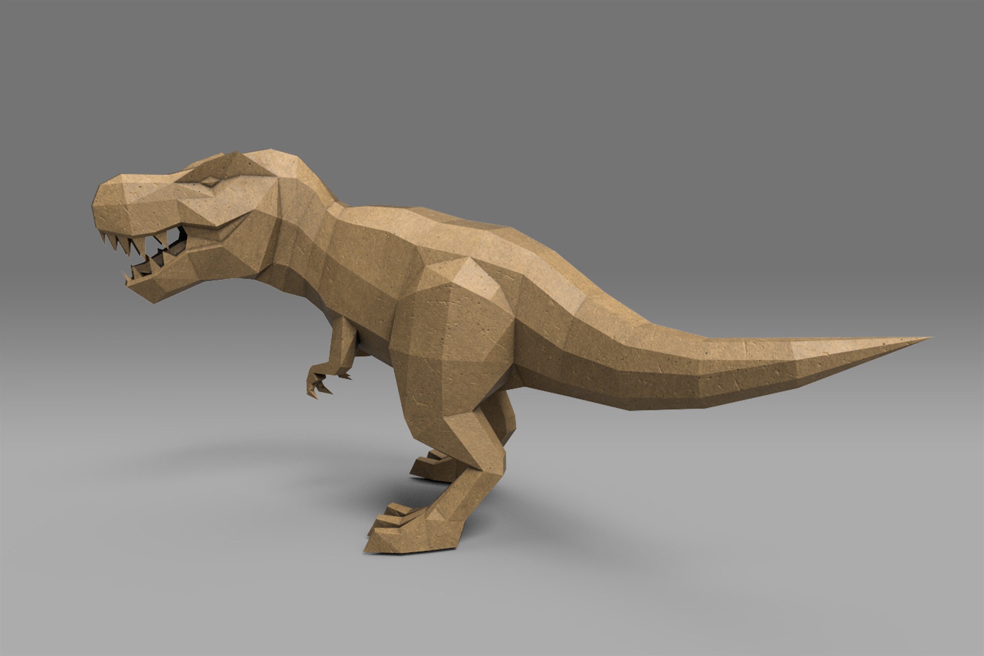 Tyrannosaurus Paper Model, PDF Paper Model, Dinosaur Model, SVG File ...