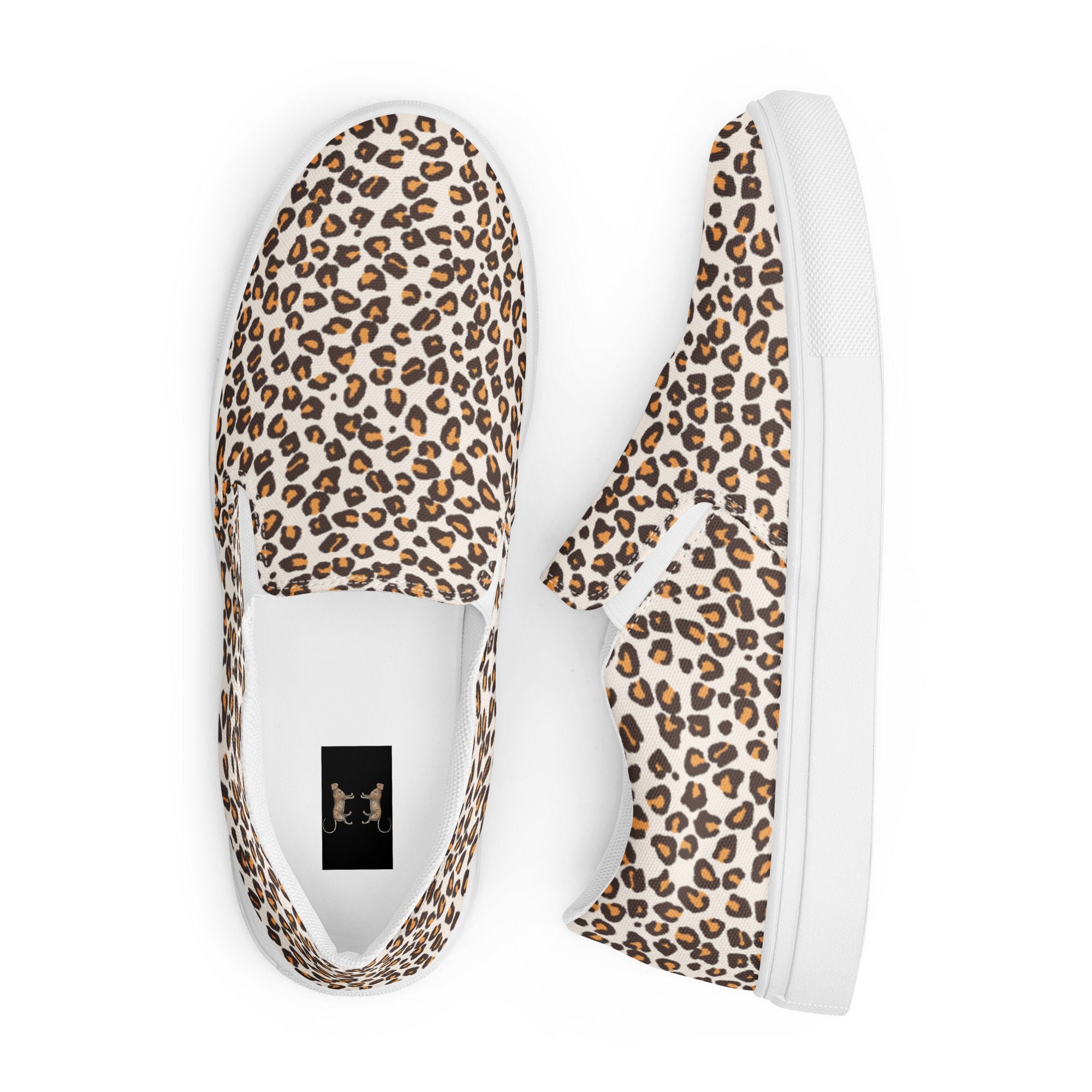 Leopard Print Slip Ons - Etsy