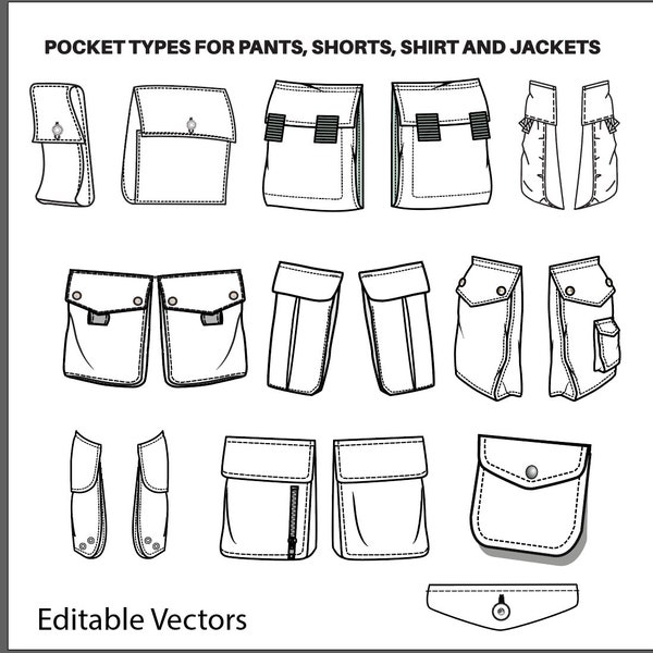 Cargo Pockets - Etsy