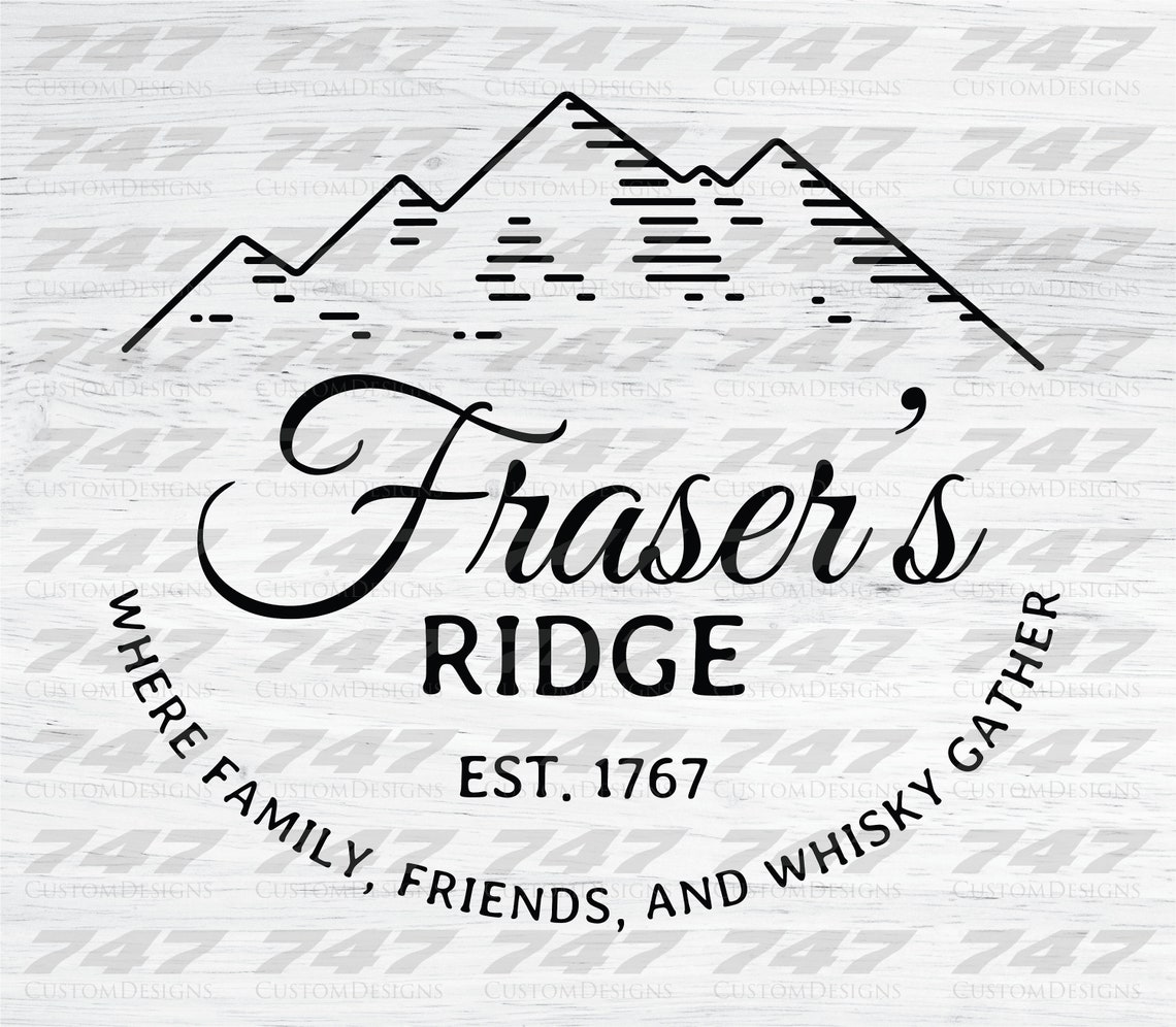 Outlander Svg, Fraser's Ridge Svg & Png, Outlander Gifts for Her, Jamie ...