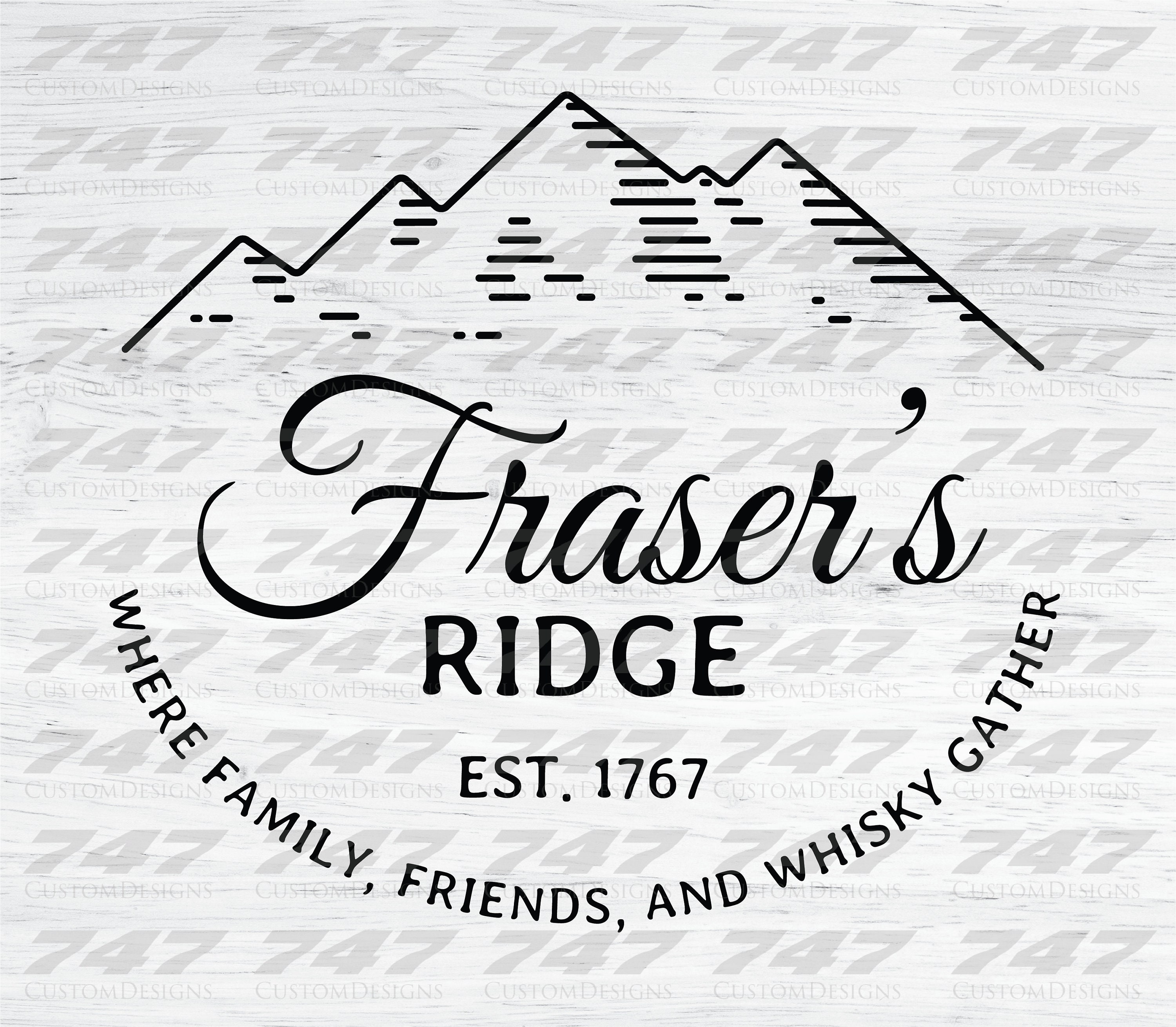 Outlander Svg Fraser's Ridge Svg & Png Outlander Gifts - Etsy