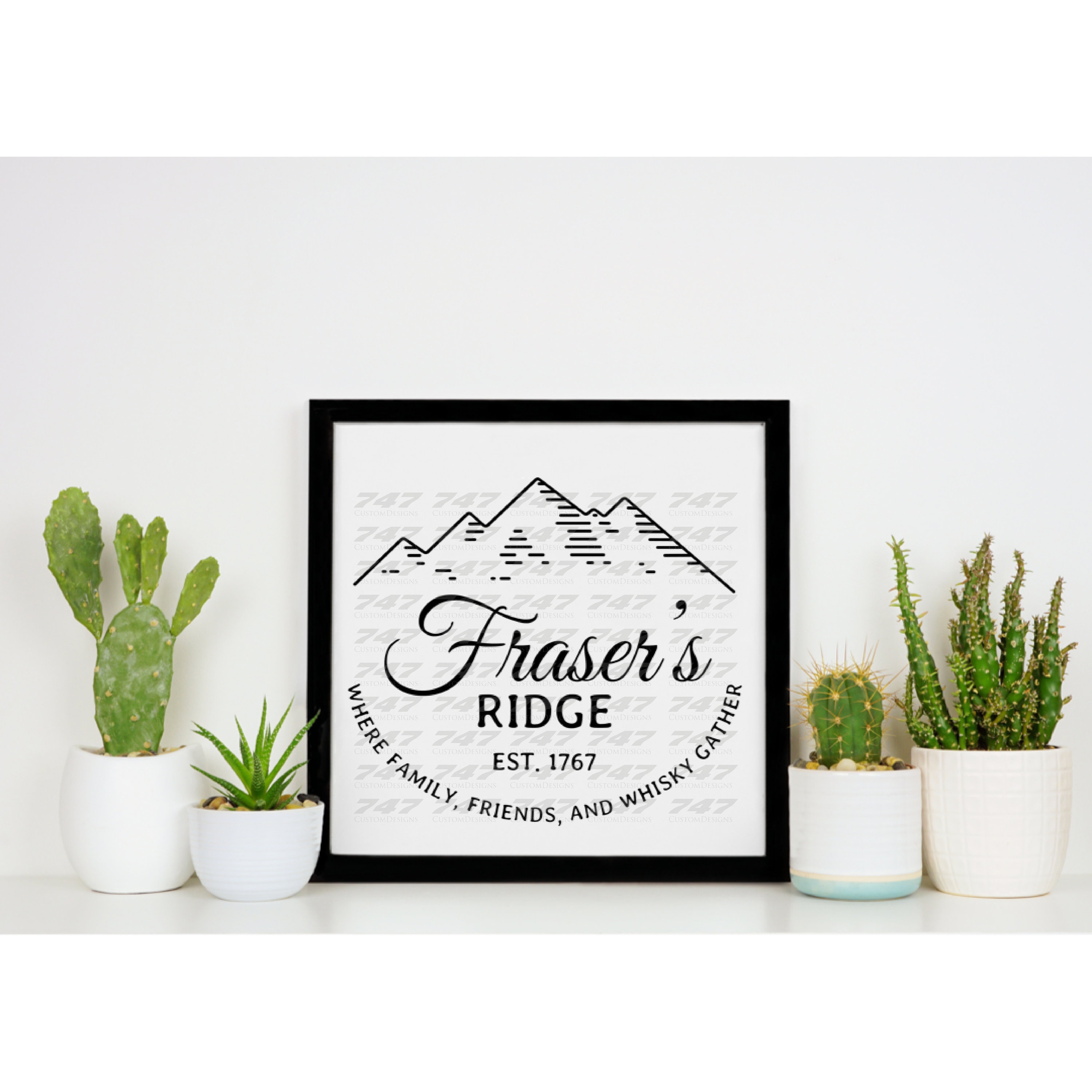 Outlander Svg Fraser's Ridge Svg & Png Outlander Gifts | Etsy